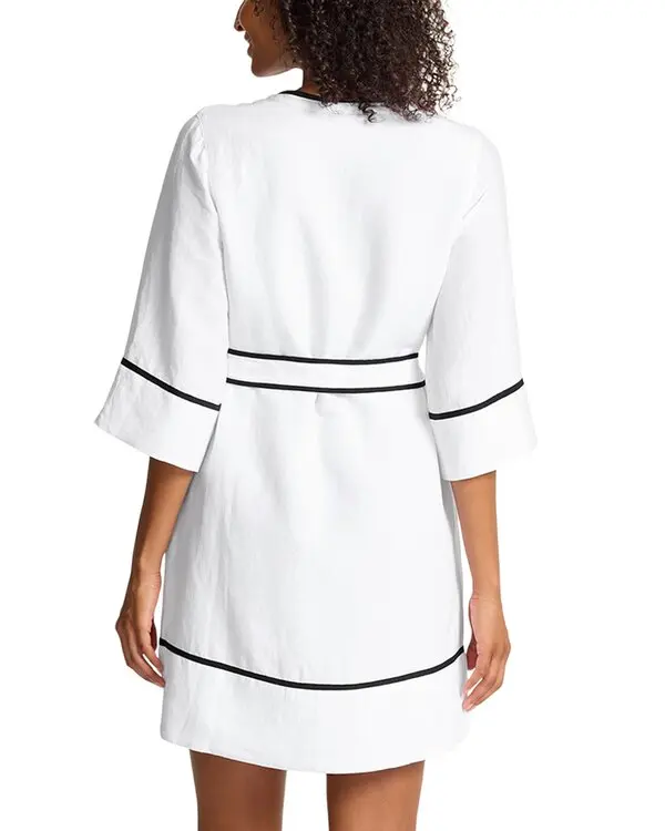 Tommy Bahama St. Lucia Split Neck Tunic Cover Up