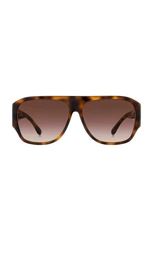 Isabel Marant Square Frame Sunglasses - Havana  Brown  & Pink