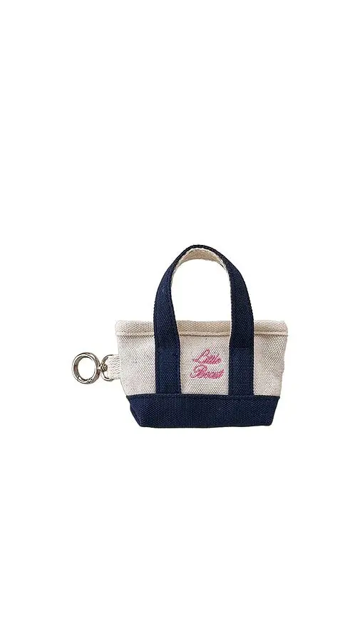 LITTLE BEAST The Poop Bag Tote - Navy