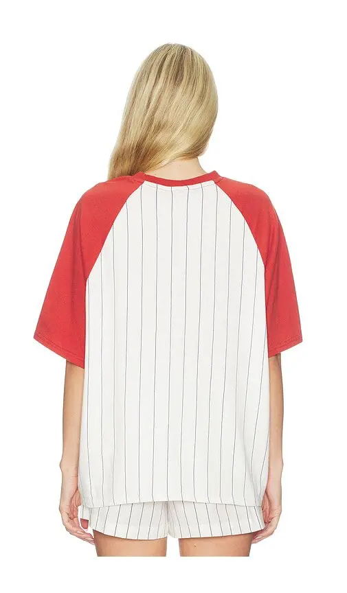 DARLIN Old Skool Raglan Tee In White