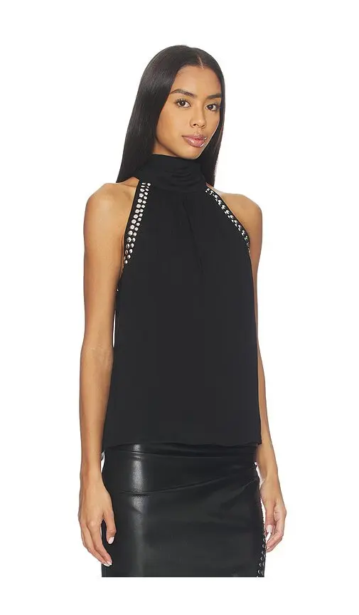 Generation Love Studded Halter Blouse