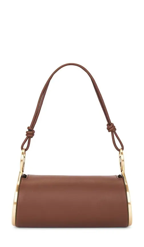 Cult Gaia Dahlia Shoulder Bag - Saddle