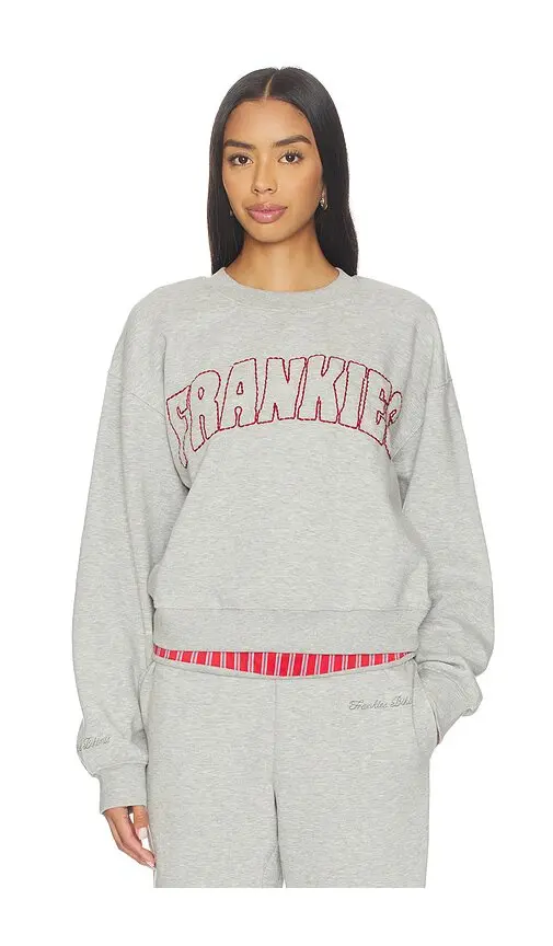Frankies Bikinis Travel Day Crewneck Pullover