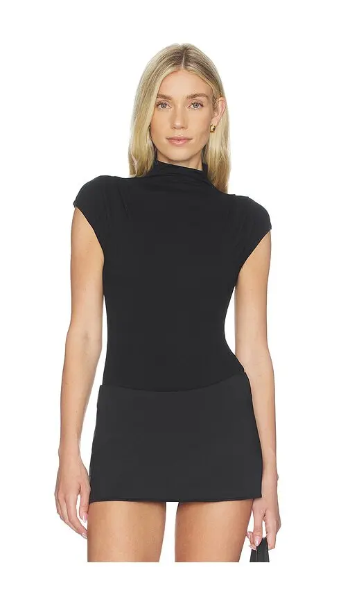 ALL THE WAYS Annya Mock Neck Bodysuit
