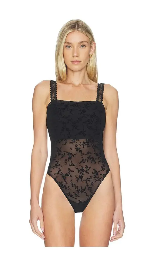 ALLSAINTS Charli Flocked Bodysuit