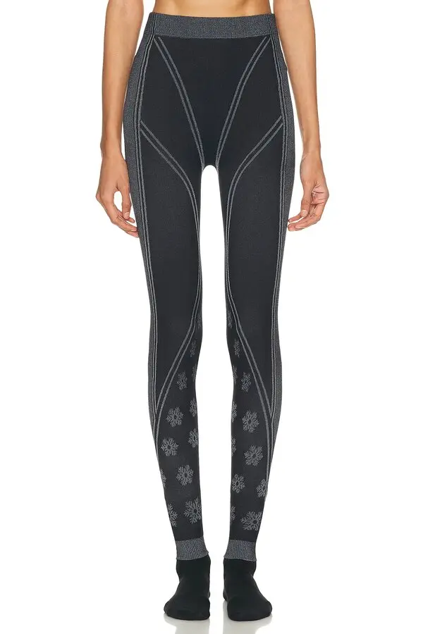 SKIMS Ski First Layers Legging - Obsidian Winter Fairisle
