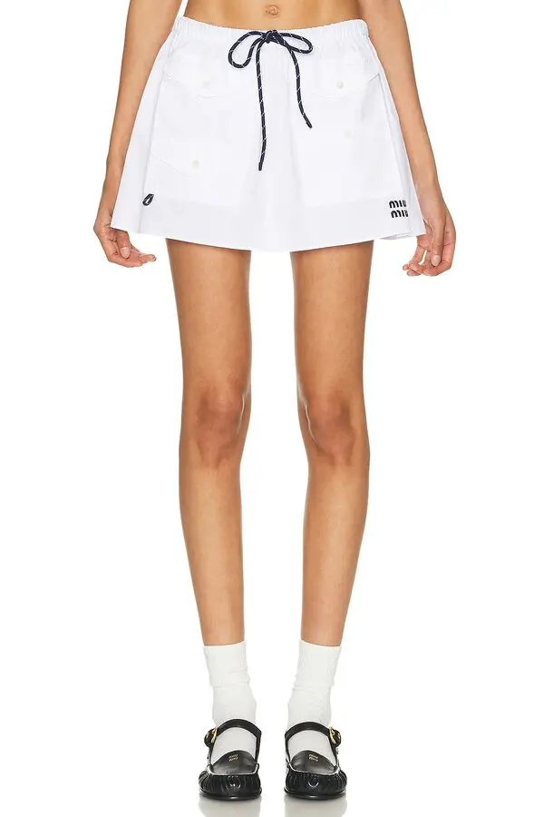 Miu Miu Cargo Mini Skirt