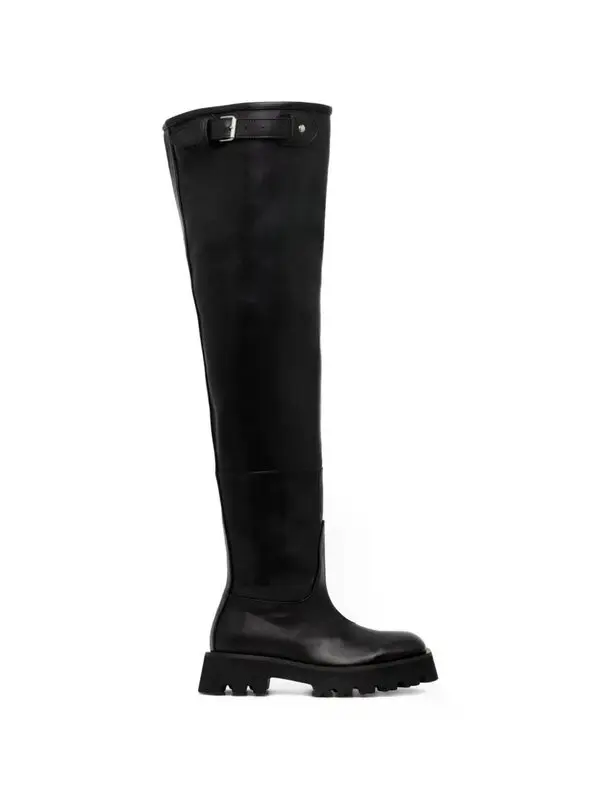Fiorucci Buckle Strap Over-the-knee Boots