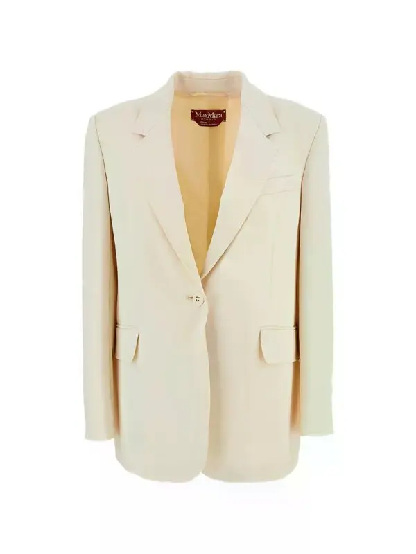 Max Mara Flap Pocket Buttoned Jacket