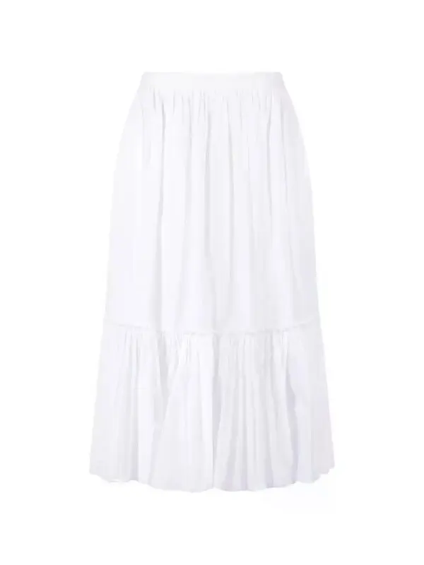 JIL SANDER Ruffled Tiered Skirt
