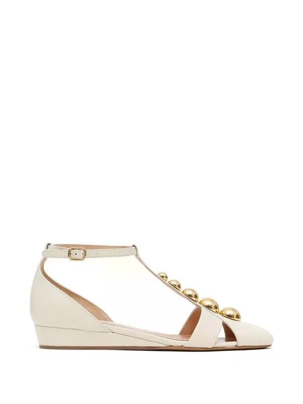 Chloé Ball Detail Sandals - Neutrals