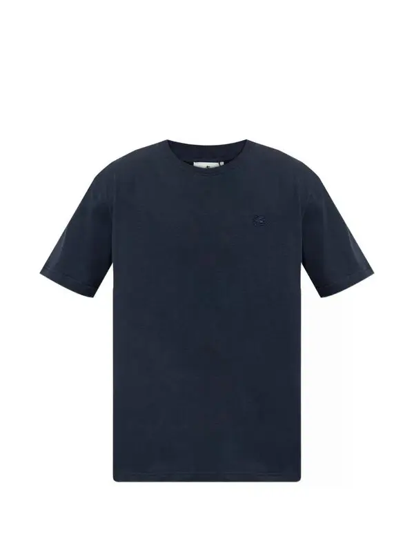 Etro Short-sleeve Embroidered T-shirt - Blue