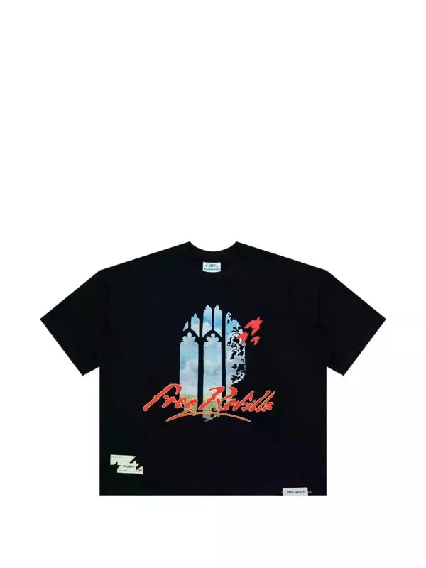 FREE REFILLS Rehab Graphic T-shirt - Black