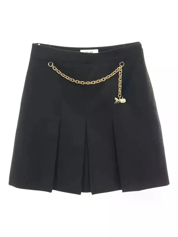 Celine Chain-detail Mini Skirt