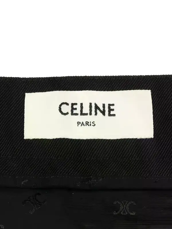 Celine Chain-detail Mini Skirt