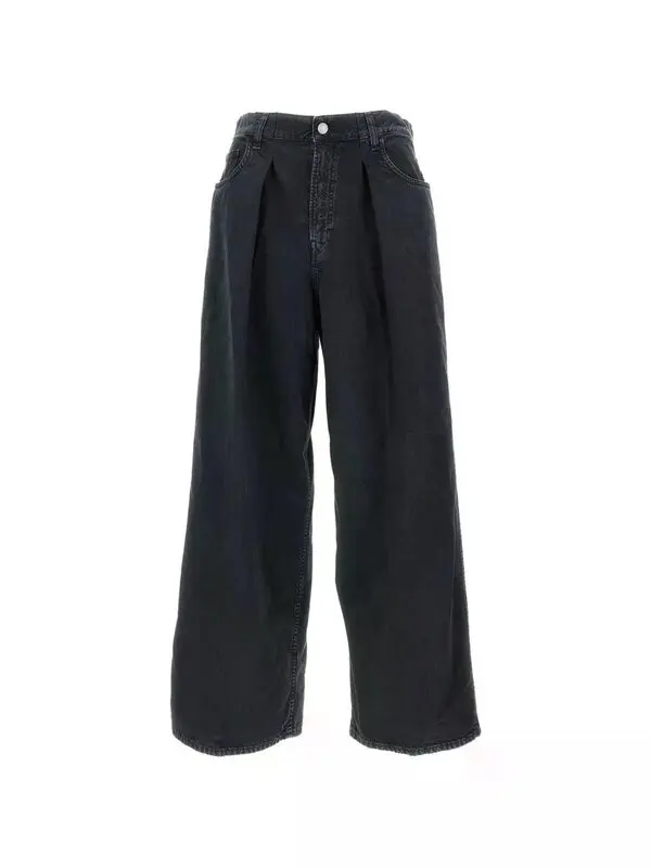 HAIKURE Candy Pleat Wide-leg Jeans