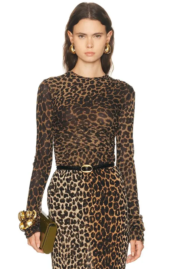 Saint Laurent Long Sleeve Top