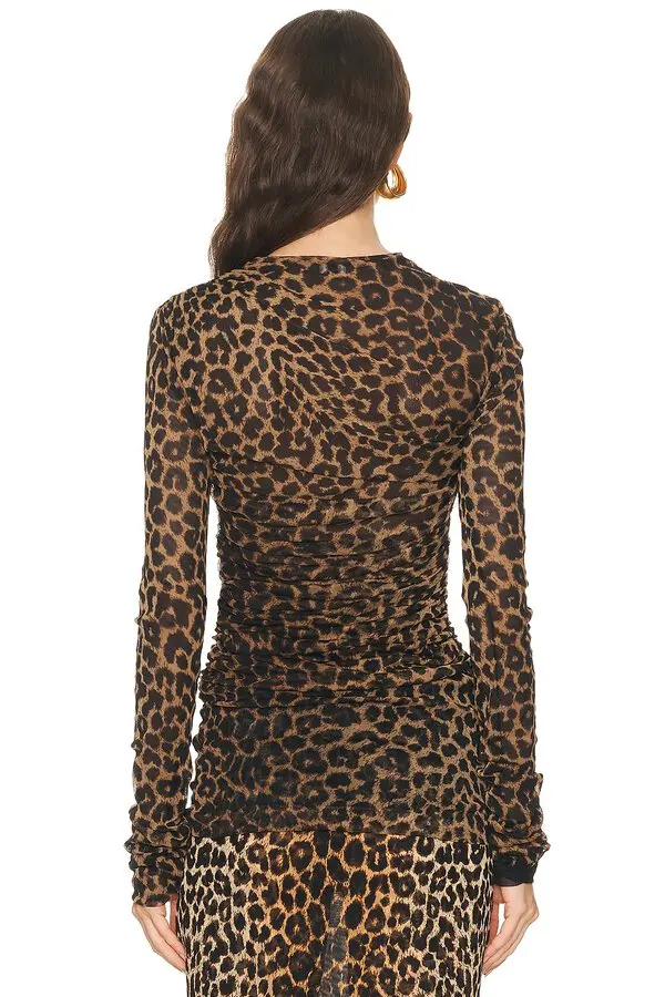 Saint Laurent Long Sleeve Top