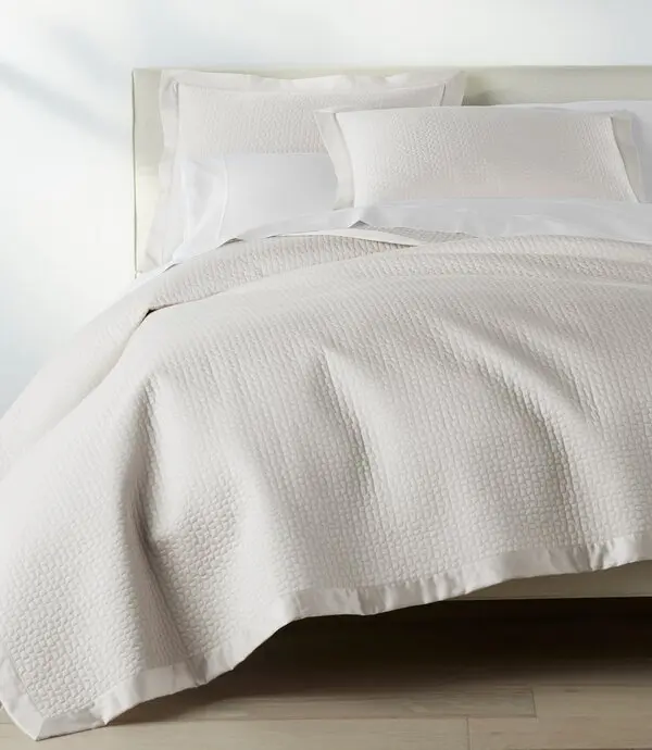 PEACOCK ALLEY Hamilton Quilted Coverlet - Blue