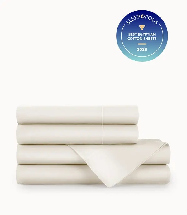 PEACOCK ALLEY Nile Sheet Set - Misty Blue