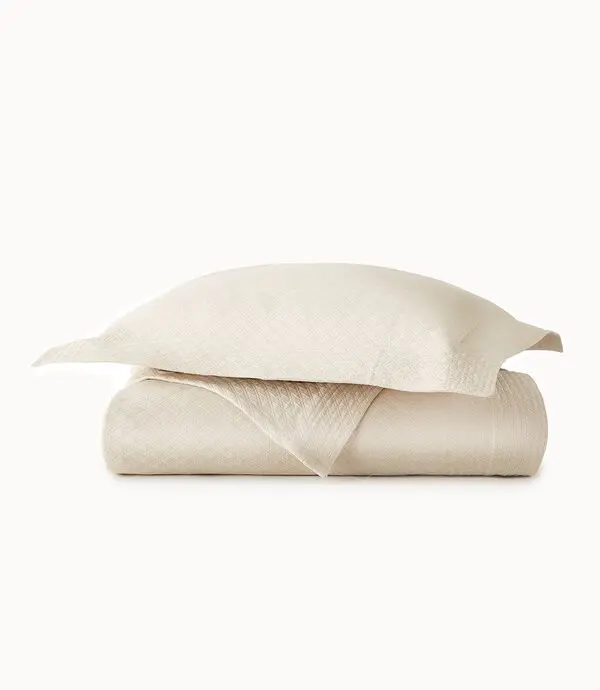 PEACOCK ALLEY Alyssa Coverlet - Flax