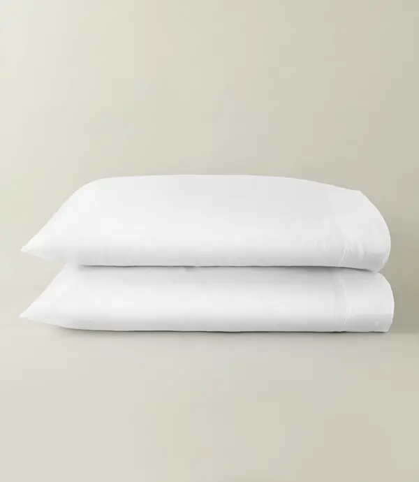 PEACOCK ALLEY European Washed Linen Pillowcases - Sky