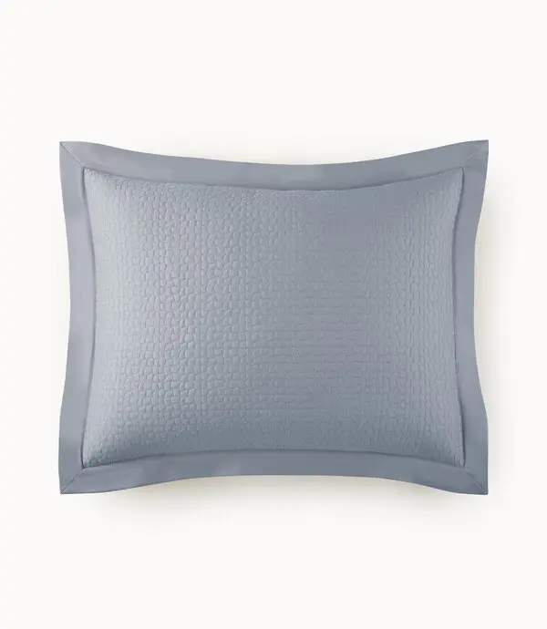 PEACOCK ALLEY Hamilton Quilted Sham - Blue