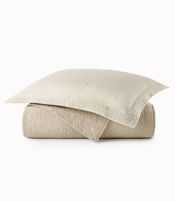 PEACOCK ALLEY Mia Stonewashed Coverlet - Dune