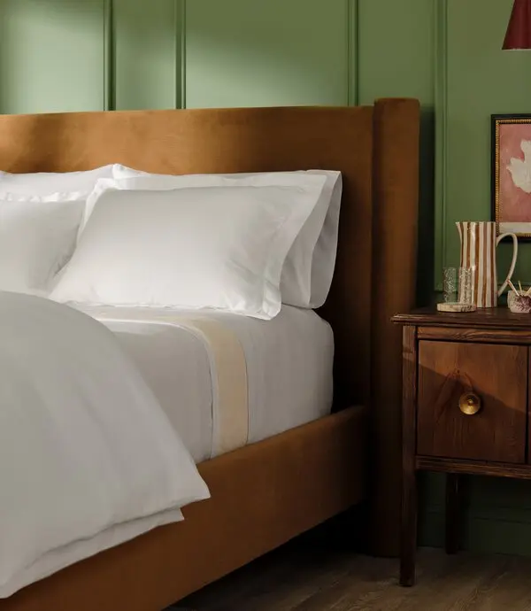 PEACOCK ALLEY Clara Sateen Duvet Set - Ivory