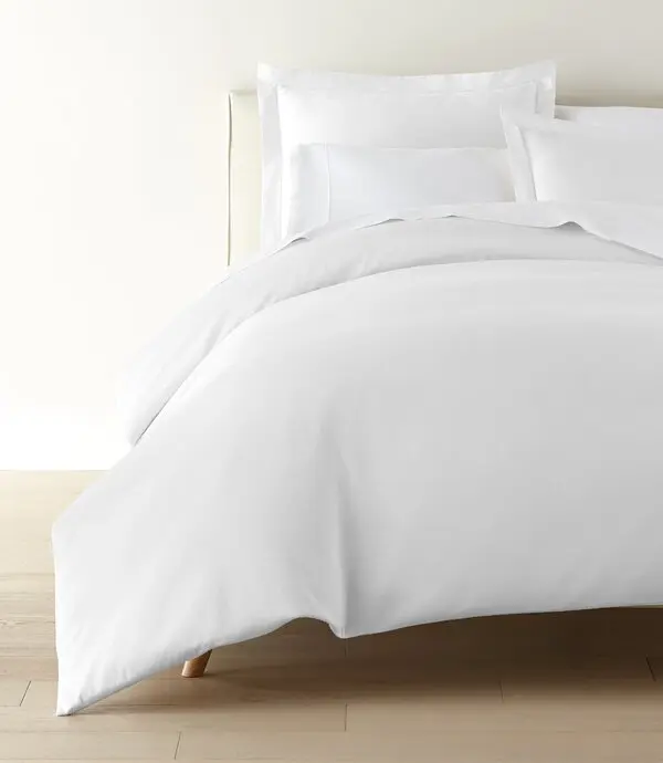 PEACOCK ALLEY Clara Sateen Duvet Set - Ivory
