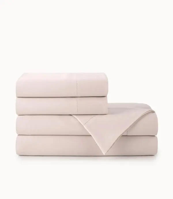 PEACOCK ALLEY Clara Sateen Sheet Set - Blush
