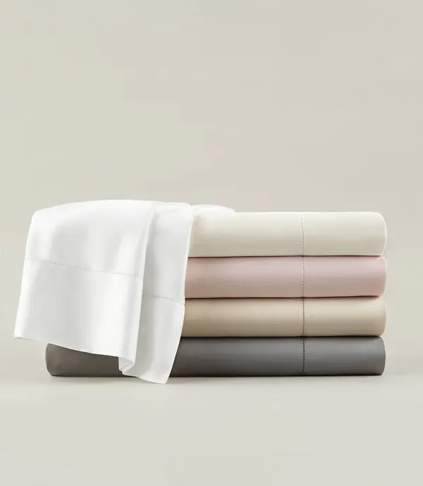 PEACOCK ALLEY Clara Sateen Sheet Set - Linen