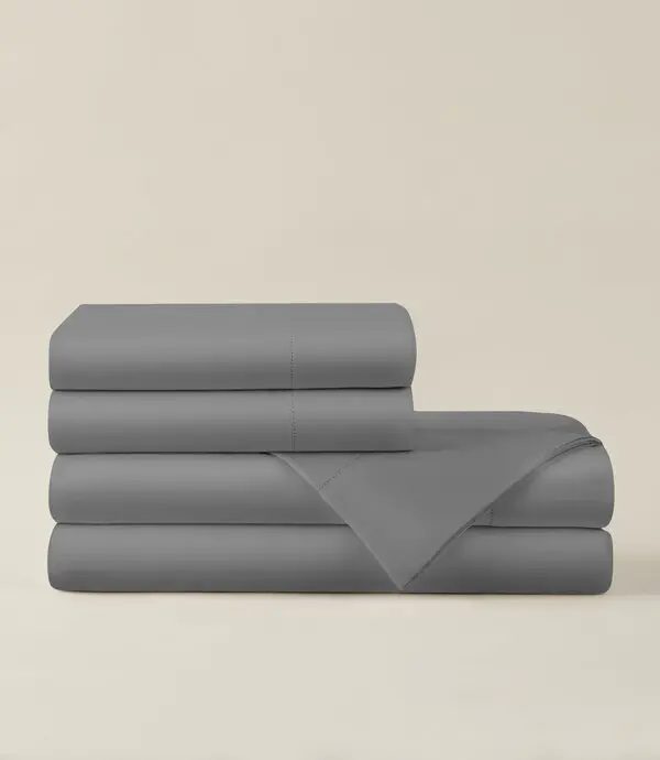PEACOCK ALLEY Clara Sateen Sheet Set - Linen