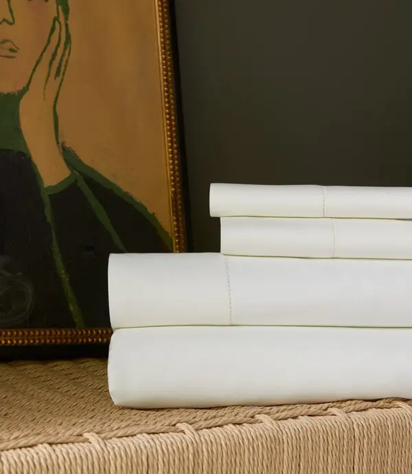 PEACOCK ALLEY Clara Sateen Sheet Set - Linen