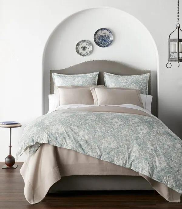 PEACOCK ALLEY Seville Percale Sham - Mineral