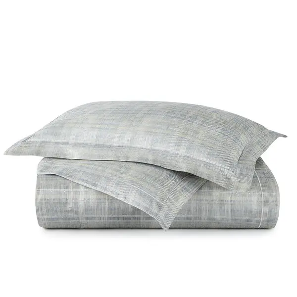 PEACOCK ALLEY Biagio Jacquard Duvet Cover - Aloe
