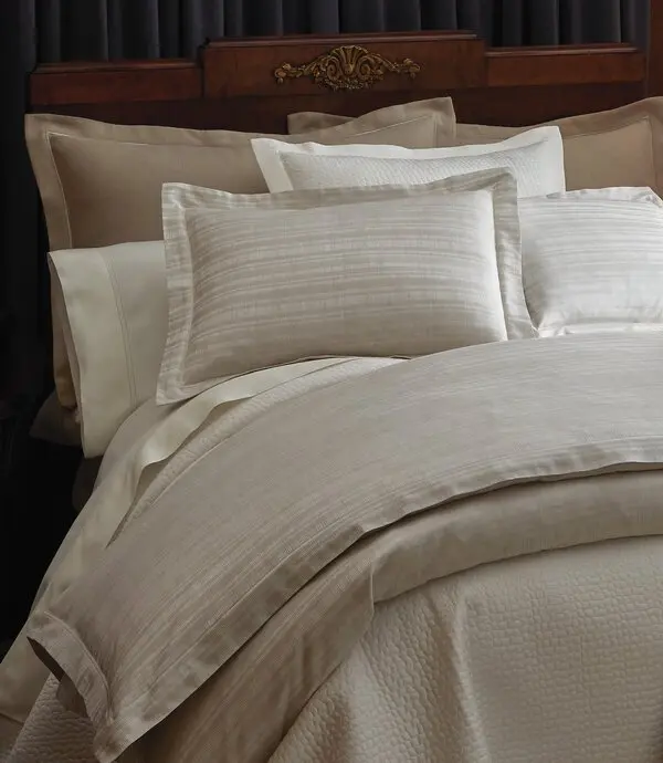 PEACOCK ALLEY Biagio Jacquard Duvet Cover - Azure
