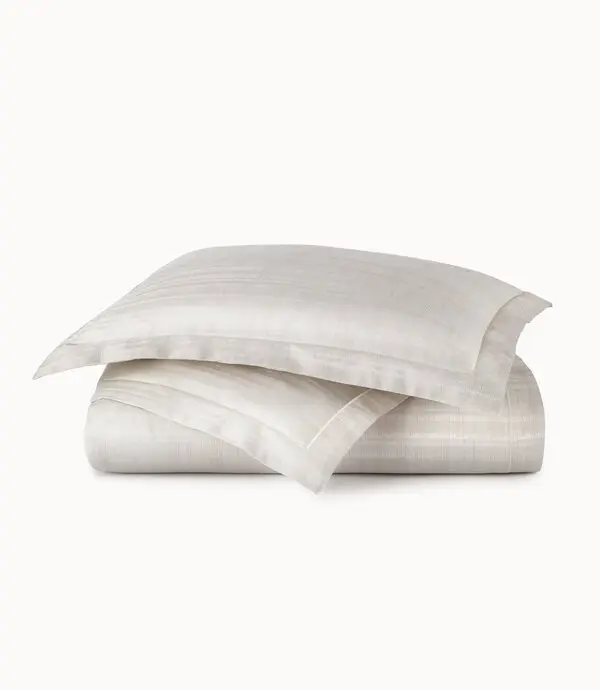 PEACOCK ALLEY Biagio Jacquard Duvet Cover - Pearl