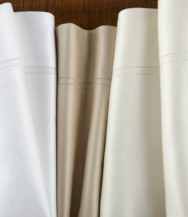 PEACOCK ALLEY Virtuoso Sateen Flat Sheet - Platinum