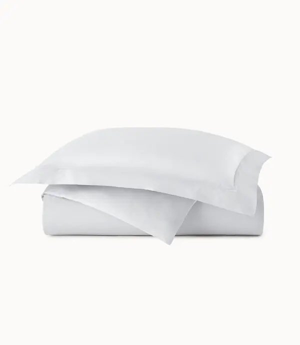 PEACOCK ALLEY Virtuoso Sateen Duvet Cover - Ice