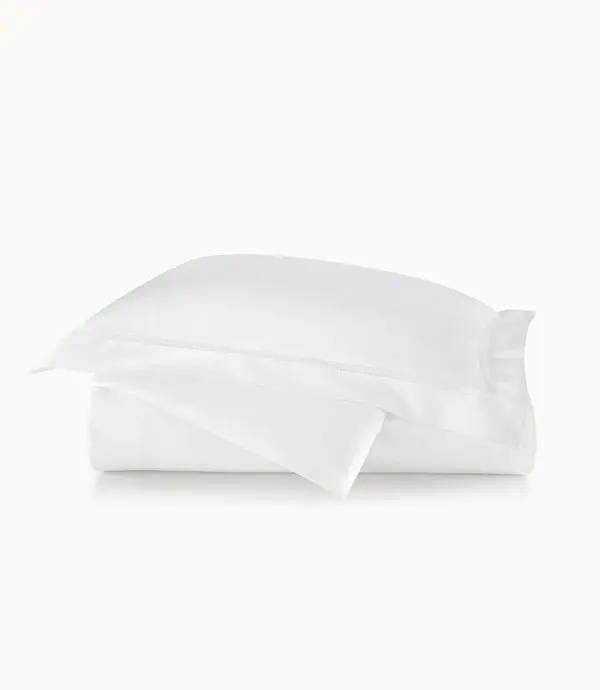 PEACOCK ALLEY Lyric Percale Duvet Cover - Ice