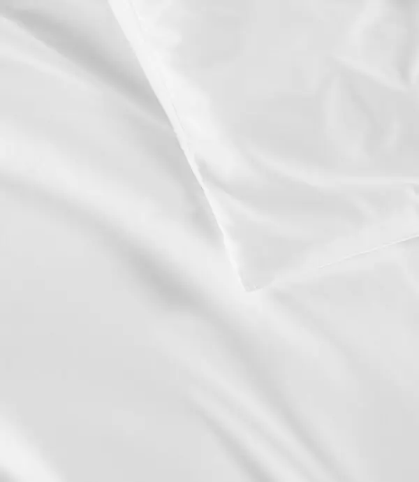 PEACOCK ALLEY Lyric Percale Duvet Cover - Ice