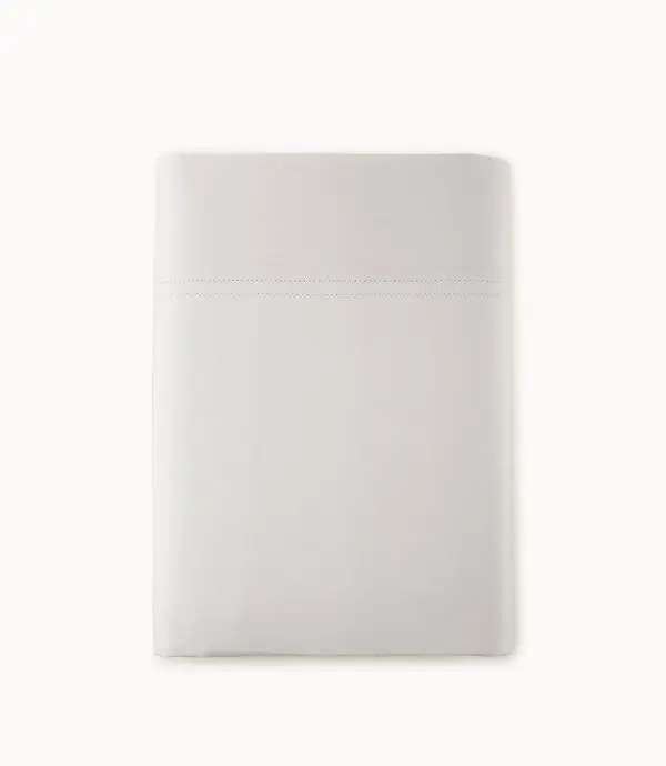 PEACOCK ALLEY Lyric Percale Flat Sheet - Platinum