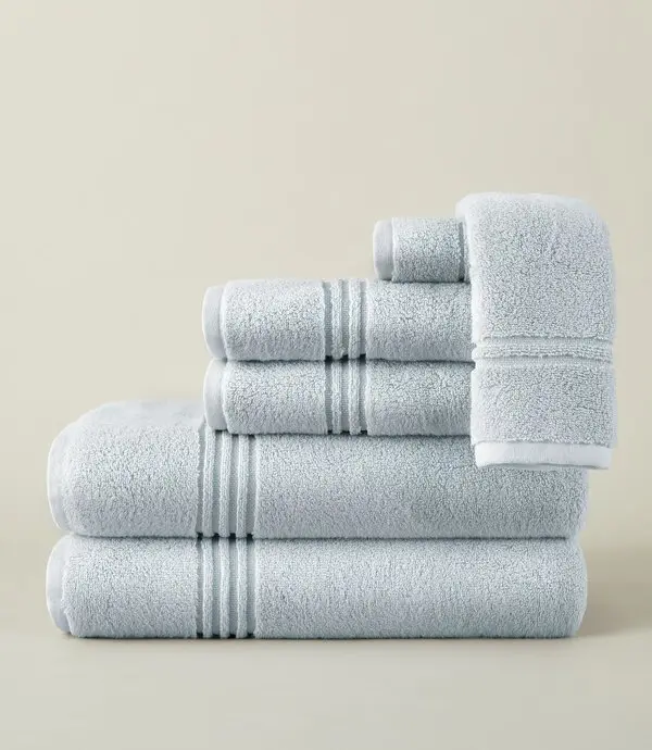 PEACOCK ALLEY Chelsea Plush Bath Towel Bundle - Mist