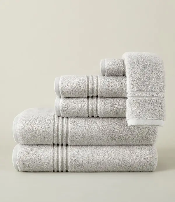 PEACOCK ALLEY Chelsea Plush Bath Towel Bundle - Pewter