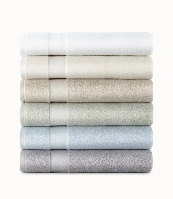 PEACOCK ALLEY Diamond Towel Set - Glacier