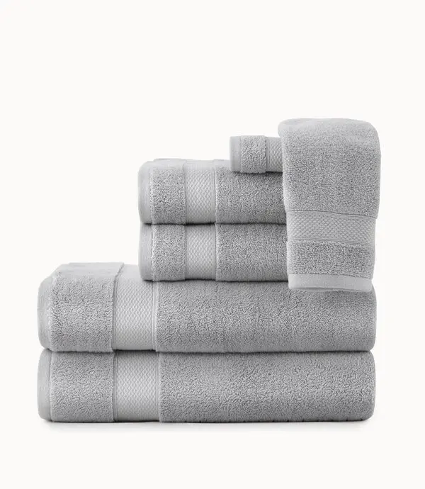 PEACOCK ALLEY Diamond Towel Set - Sage