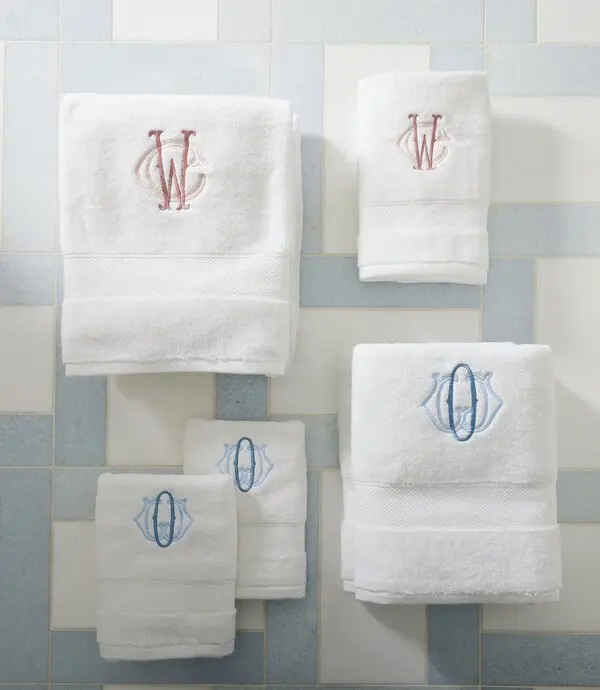 PEACOCK ALLEY Diamond Towel Set - Sage