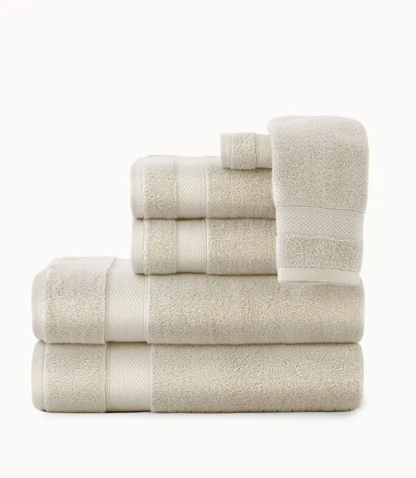 PEACOCK ALLEY Diamond Towel Set - Sage