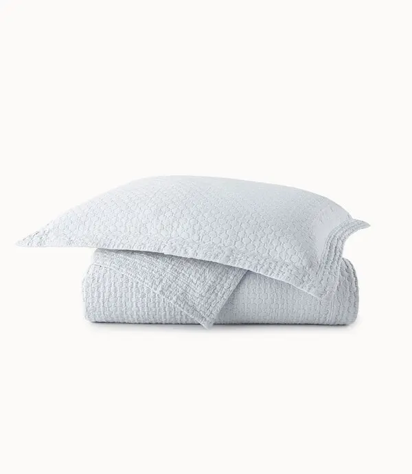 PEACOCK ALLEY Juliet Coverlet - Barely Blue